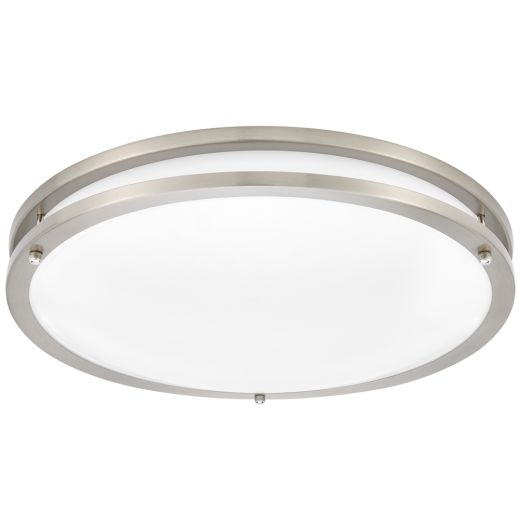 16” Black LED Flush Mount Ceiling Light, 5 CCT 2700K-5000K