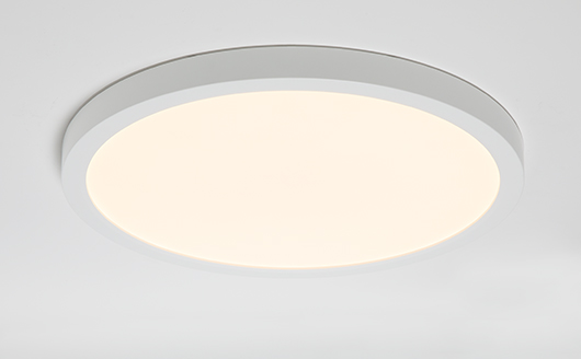 14” White LED Flush Mount Ceiling Light, 5 CCT 2700K-5000K