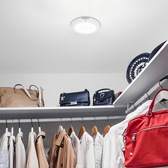 6 in. Round, Motion Sensor LED Ceiling Mount Light, 5000K