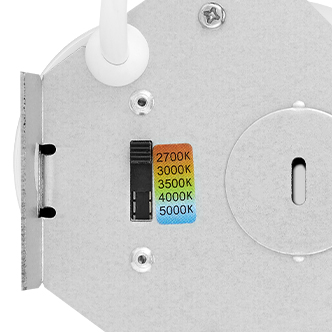3 in. LED Cylinder Downlight 5 CCT 2700K-5000K
