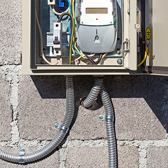 1 in. x 25 ft. Galvanized Steel Flexible Electrical Conduit